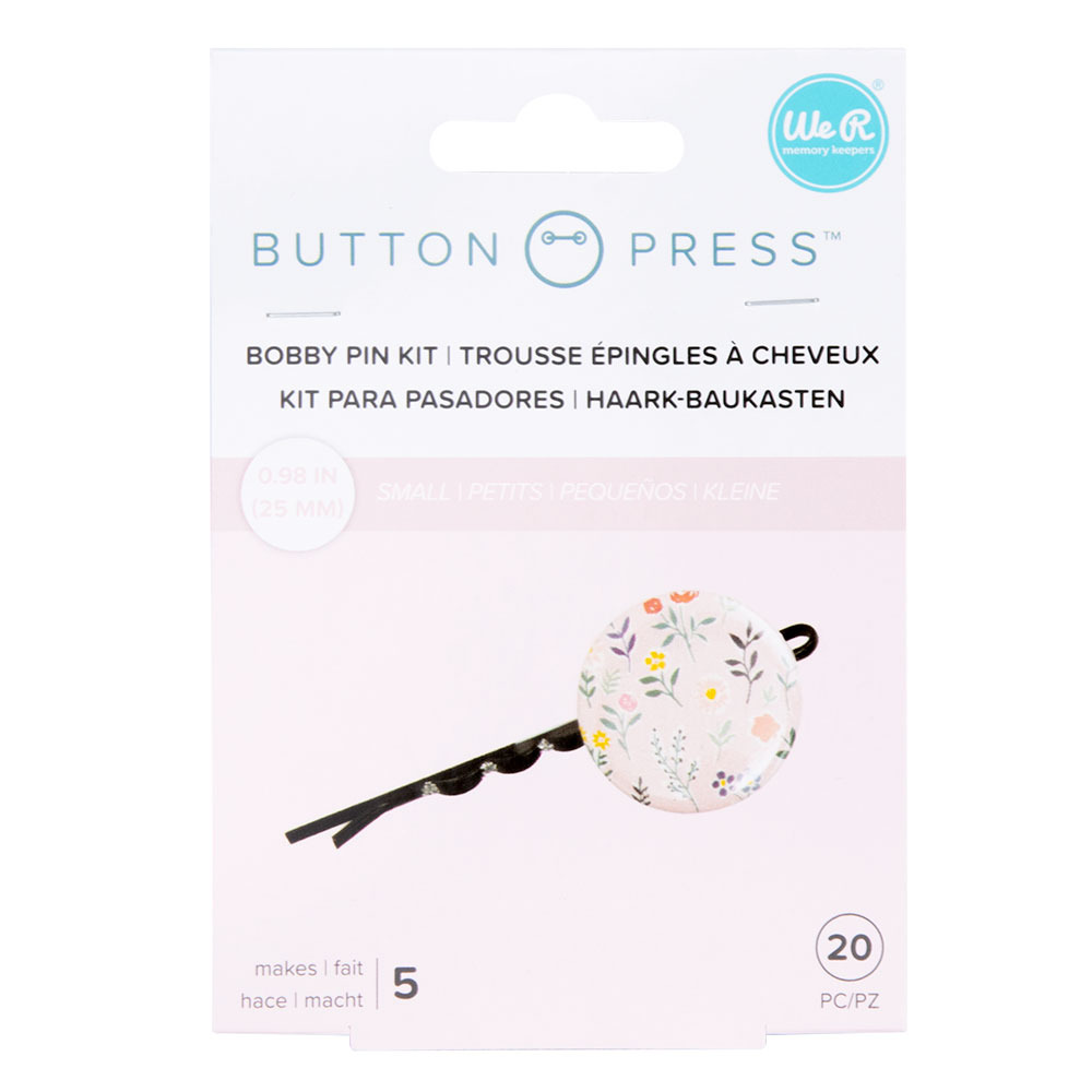 WR Button Press Button Backer Bobby Pin Backers - Button Press ...