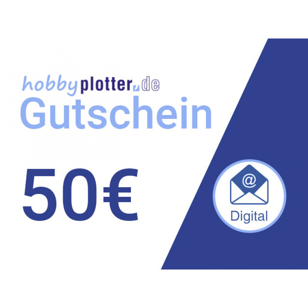 hobbyplotter.de - 50 Euro Einkaufsgutschein (Online) - Gutscheine und Guthaben - hobbyplotter.de ...