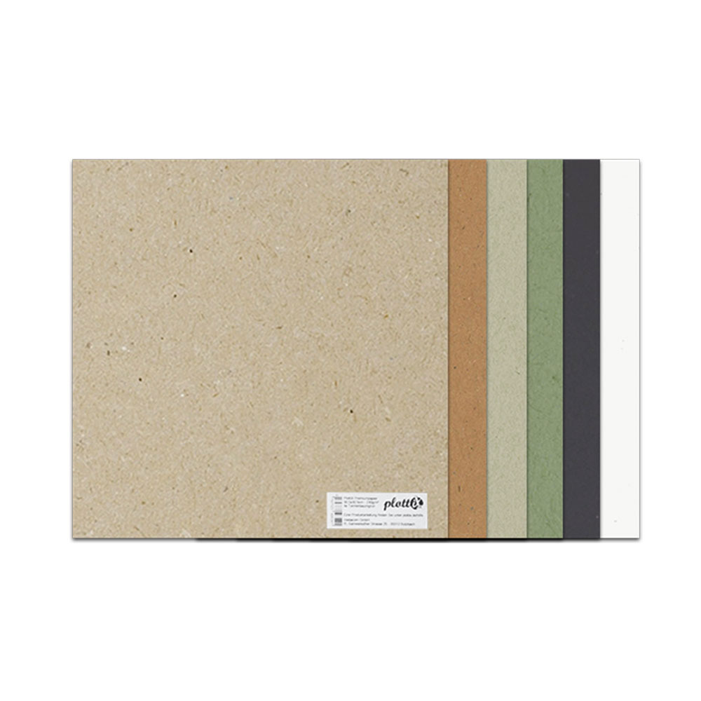 plottiX RecyclingPaper - 30,5 x 30,5 cm - 4 Pack - Unicolor Papers ...