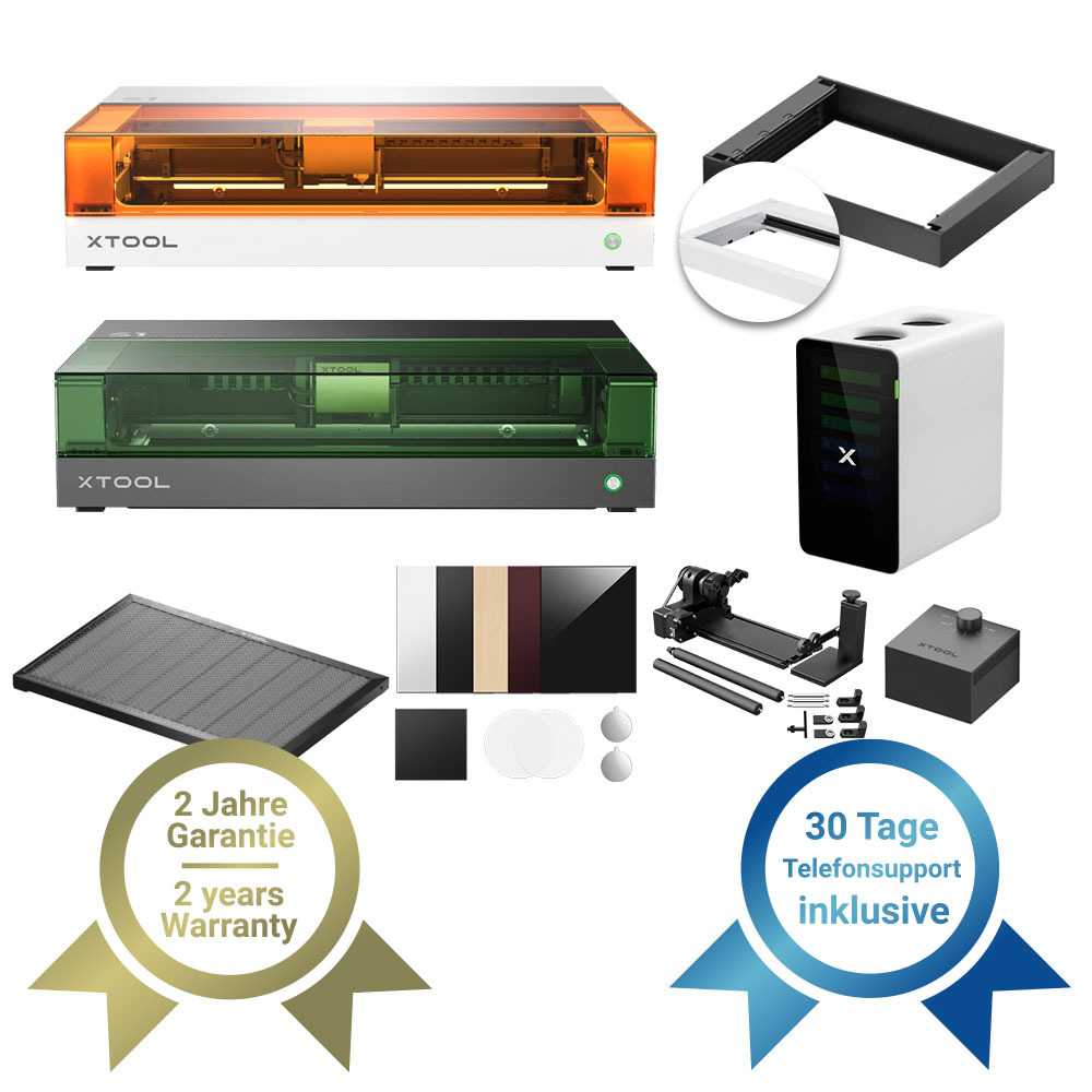 xTool S1 Diodenlaser - SafetyPro Bundle - xTool - hobbyplotter.de ...